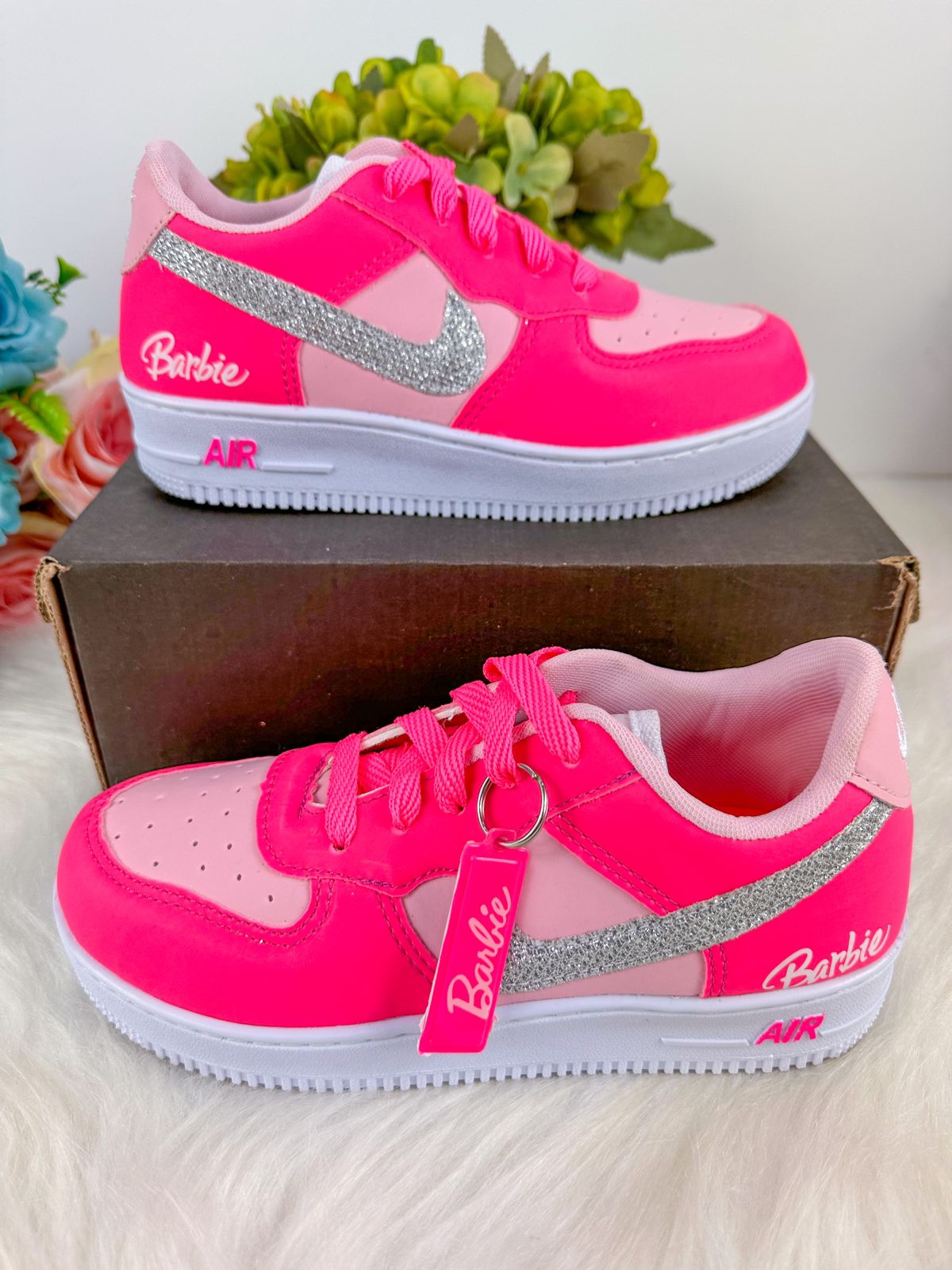 Tenis Nike Air Pink Barbie - BELLI KIDS ATACADO