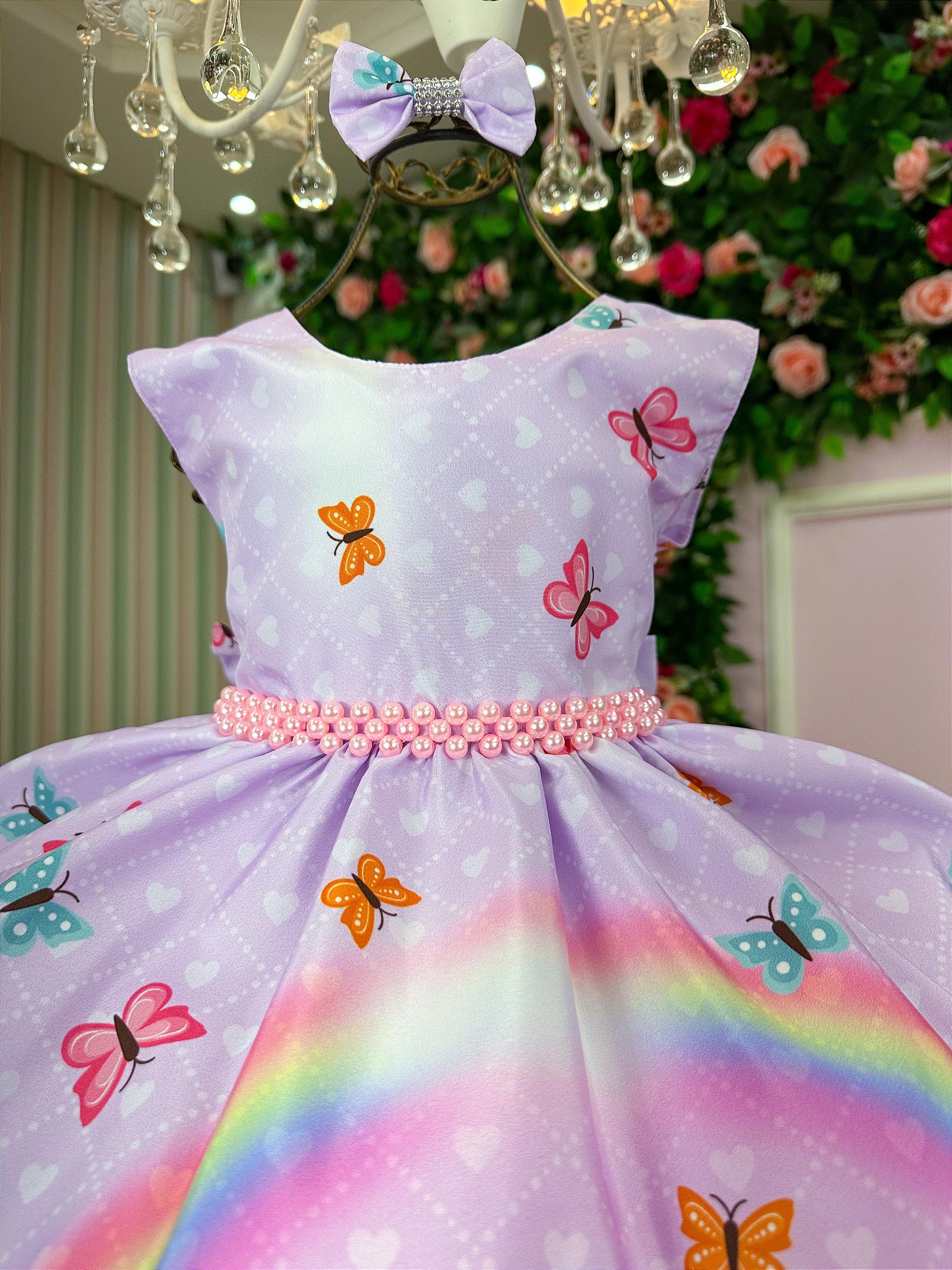 Vestido Tematicos Ysa Kids Dora Aventureira Lilas - BELLI KIDS ATACADO