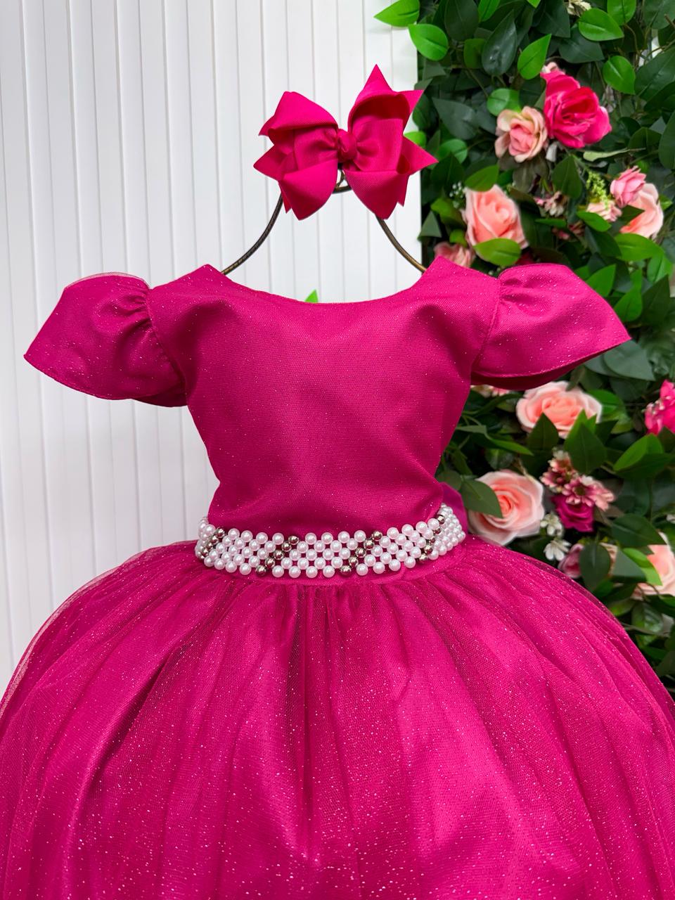 Vestido Marie Longo Heloisa Pink - BELLI KIDS ATACADO