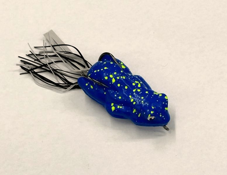 Isca Artificial Bad Line New Bad Frog 6,2 cm 12,6 gr Cor 151 Azul com ...