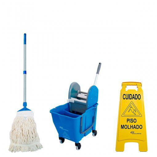 Kit 01 Limpeza Líquida Bralimpia - Folopa Distribuidor de Calçados e Epi