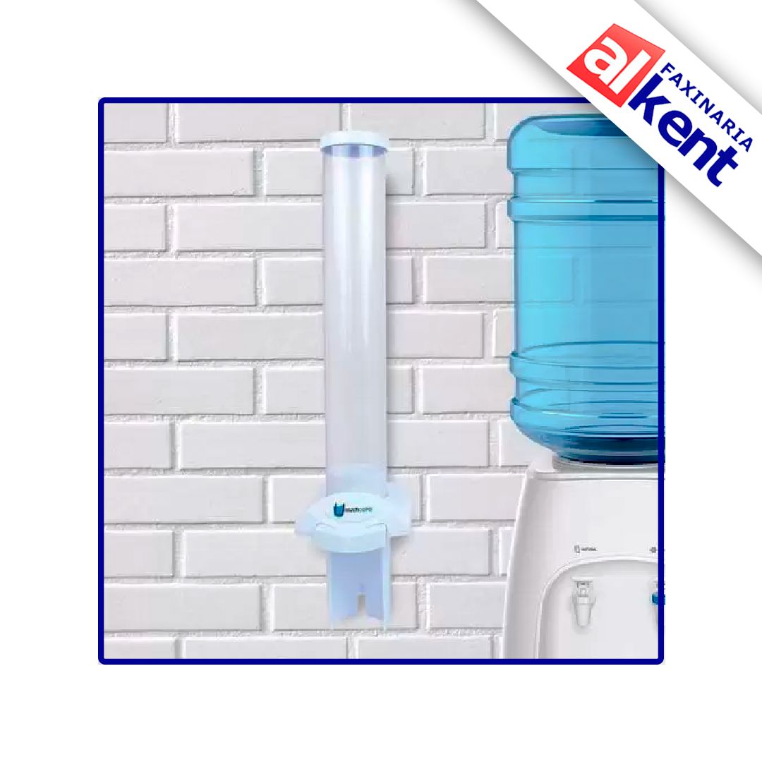 Dispenser Poupa Copo Água Porta Copos Nobre - Alkent Faxinaria ...