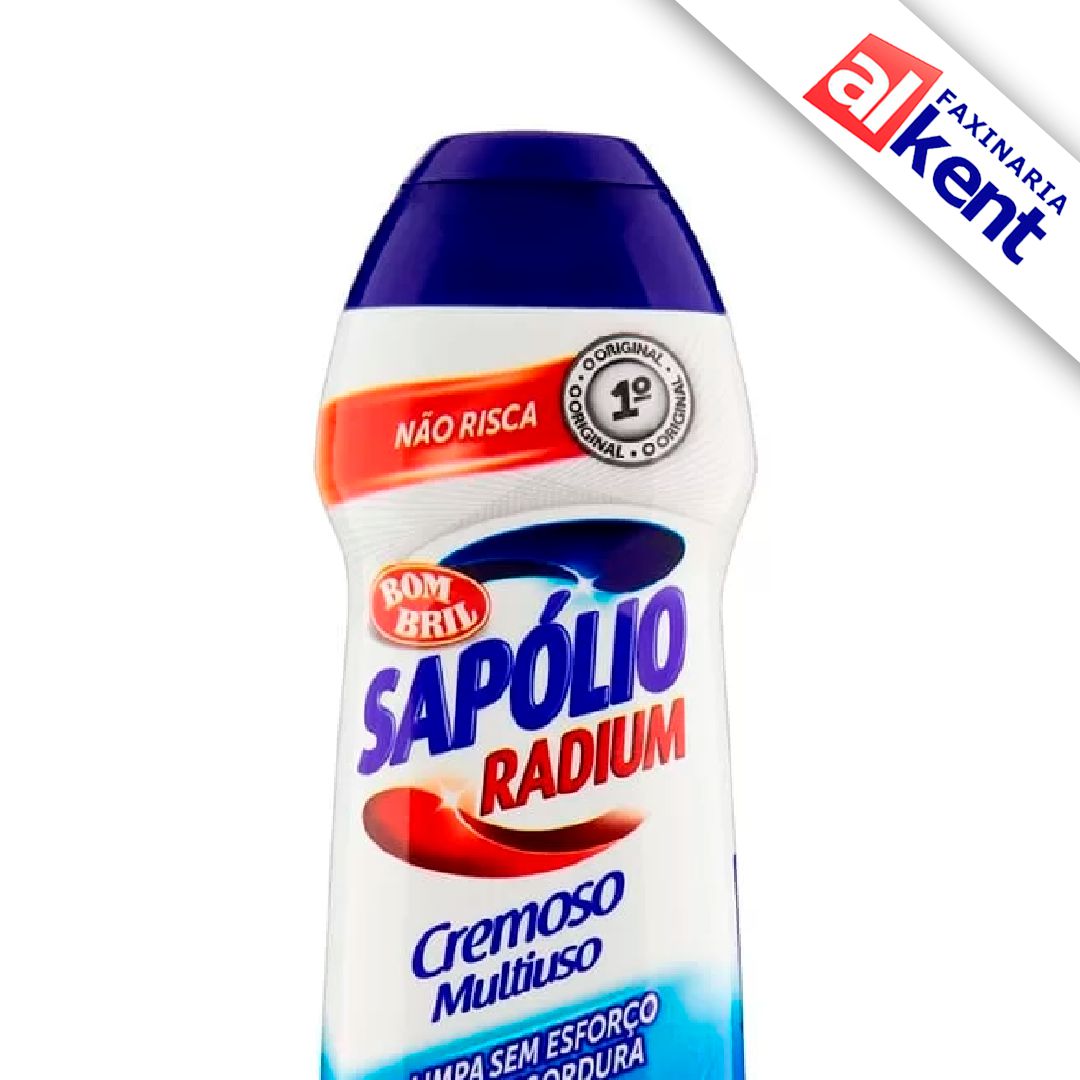 Sapólio Cremoso Radium 250ml Bombril - Alkent Faxinaria | Produtos de ...