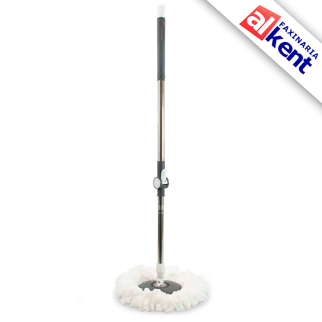 Mop Rotatório Retangular Mood com Cesto Inox 20L e 1 refil Nobre ...