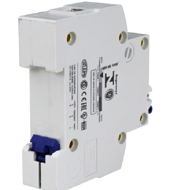 Minidisjuntor termomagnético, 4A, curva C, monopolar, MDW-C4, WEG - AralleShop