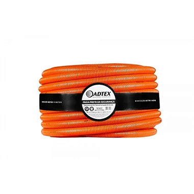 Eletroduto reforçado LARANJA (Conduíte Corrugado) ADTEX. Bobina ...