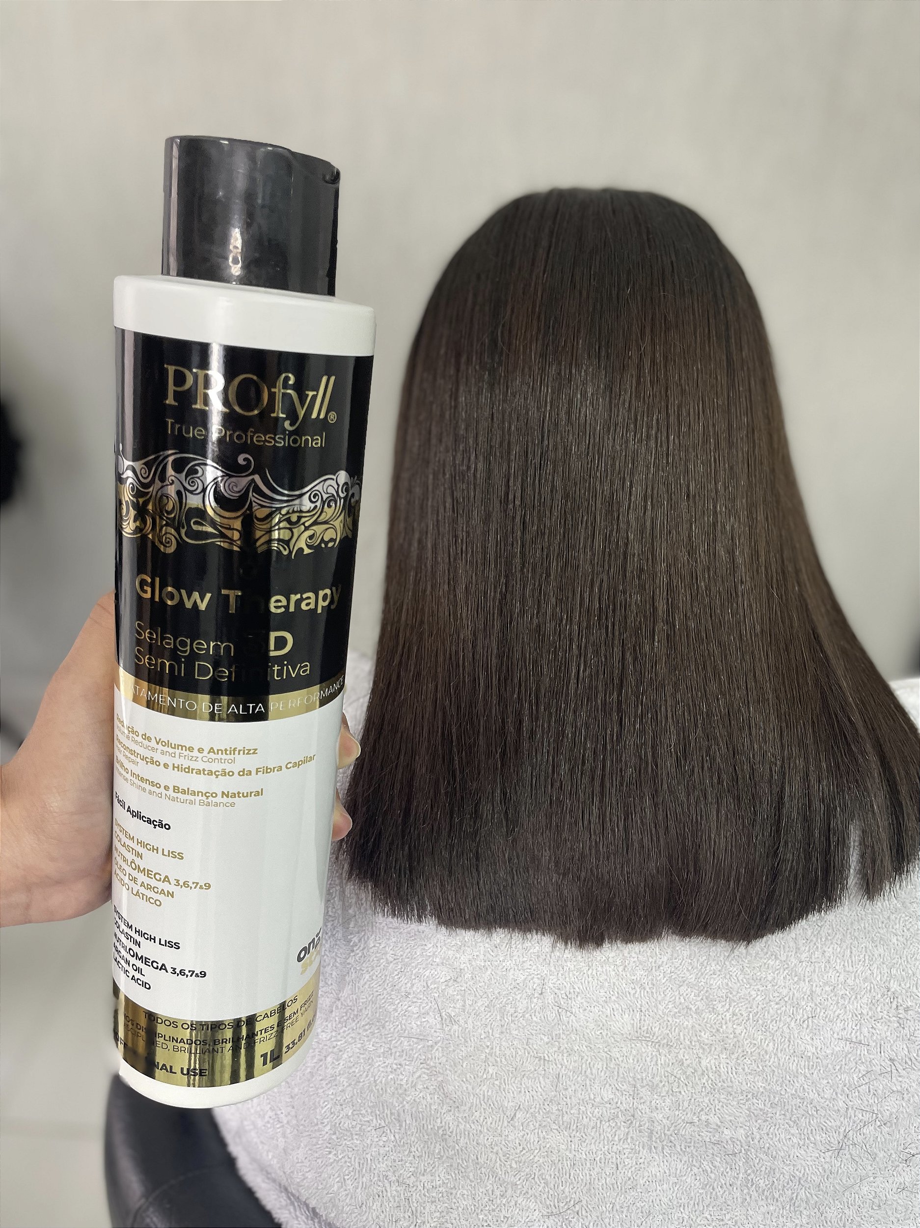 Selagem Capilar Sem Formol Glow Therapy Profyll Litro - Realinhamento ...