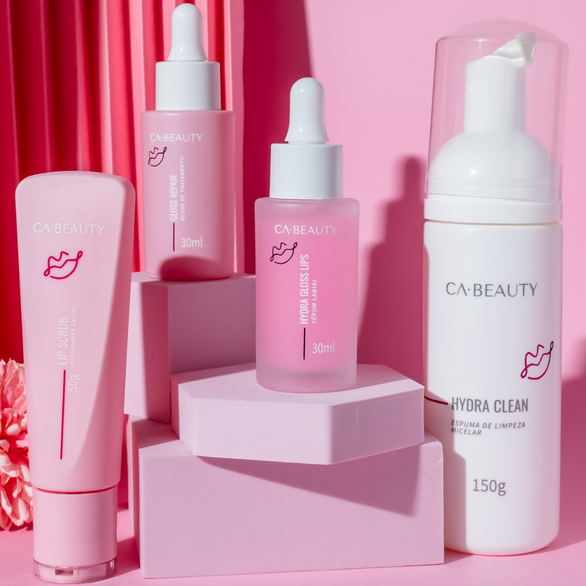 Kit Hydra Gloss Lips CA Beauty | Tratamento Profissional Completo ...