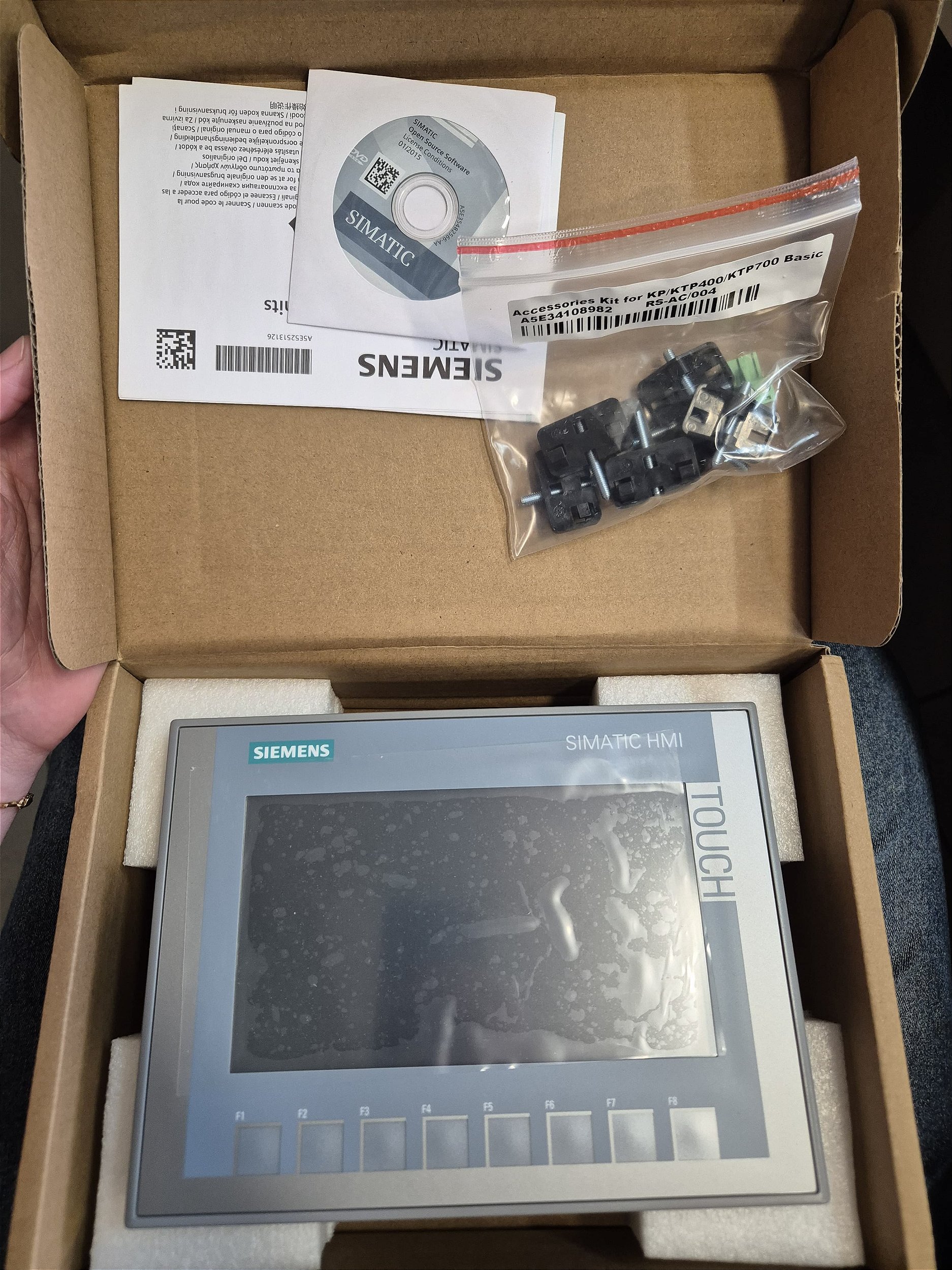 Ihm Siemens Ktp700 Basic 6AV2123-2GB03-0AX0 - thfreissuprimentosindustriais