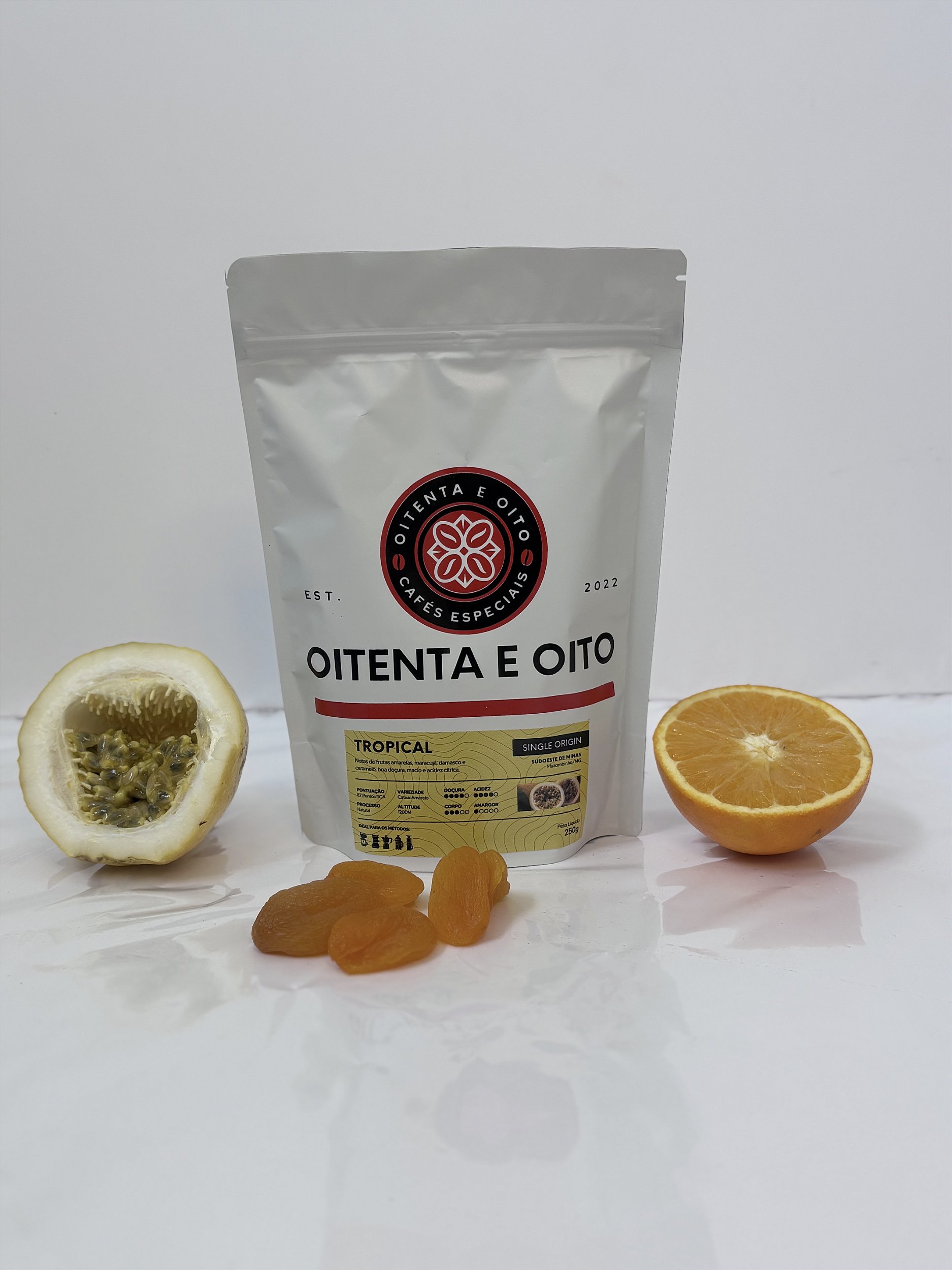 Café Especial Oitenta e Oito Tropical 250g - Oitenta e Oito Cafés ...