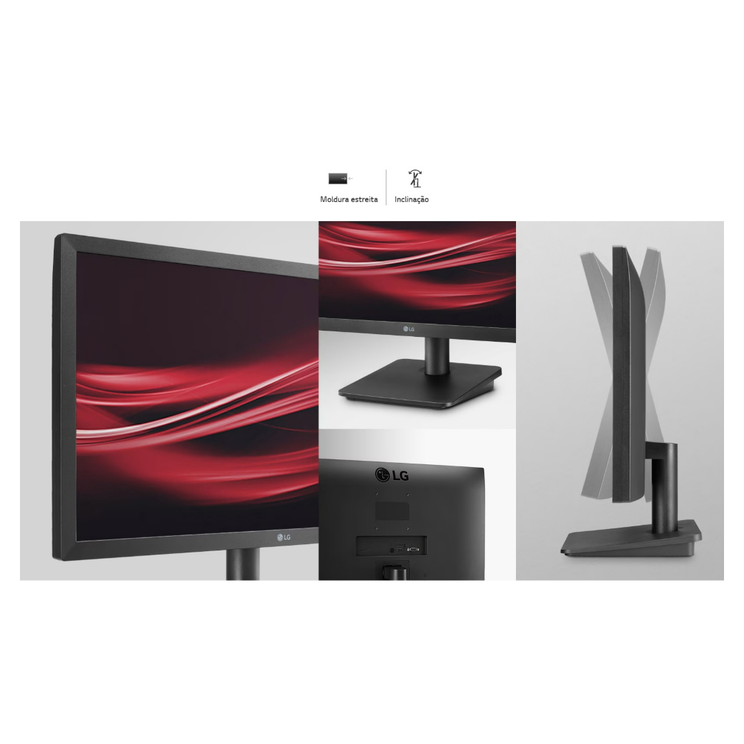 Monitor Gamer LG 23.8 Full Hd Hdmi Freesync Preto 24mp400-b - Quick
