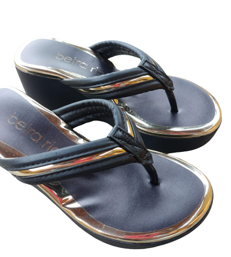 Tamanco Feminino Salto Beira Rio PRETO - Deka Calçados