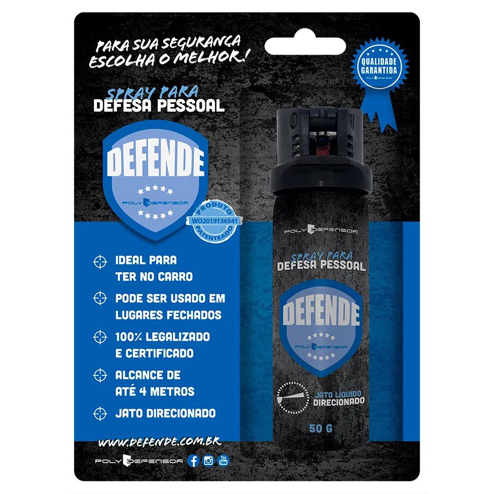 Spray Defende Poly Defensor Jato Direcionado - Reserva Militar