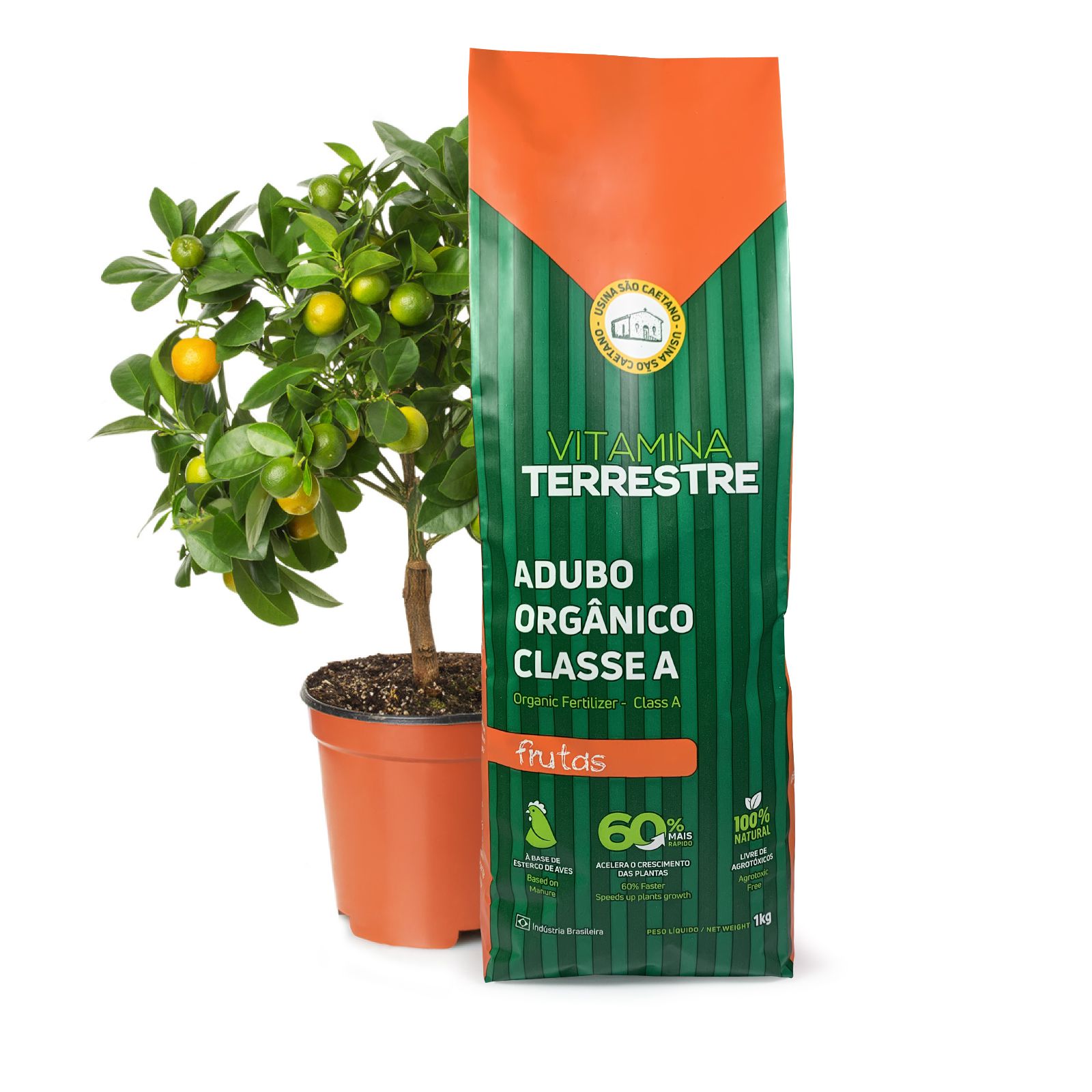 ADUBO ORGÂNICO PARA FRUTÍFERAS 1KG - Vitamina Terrestre