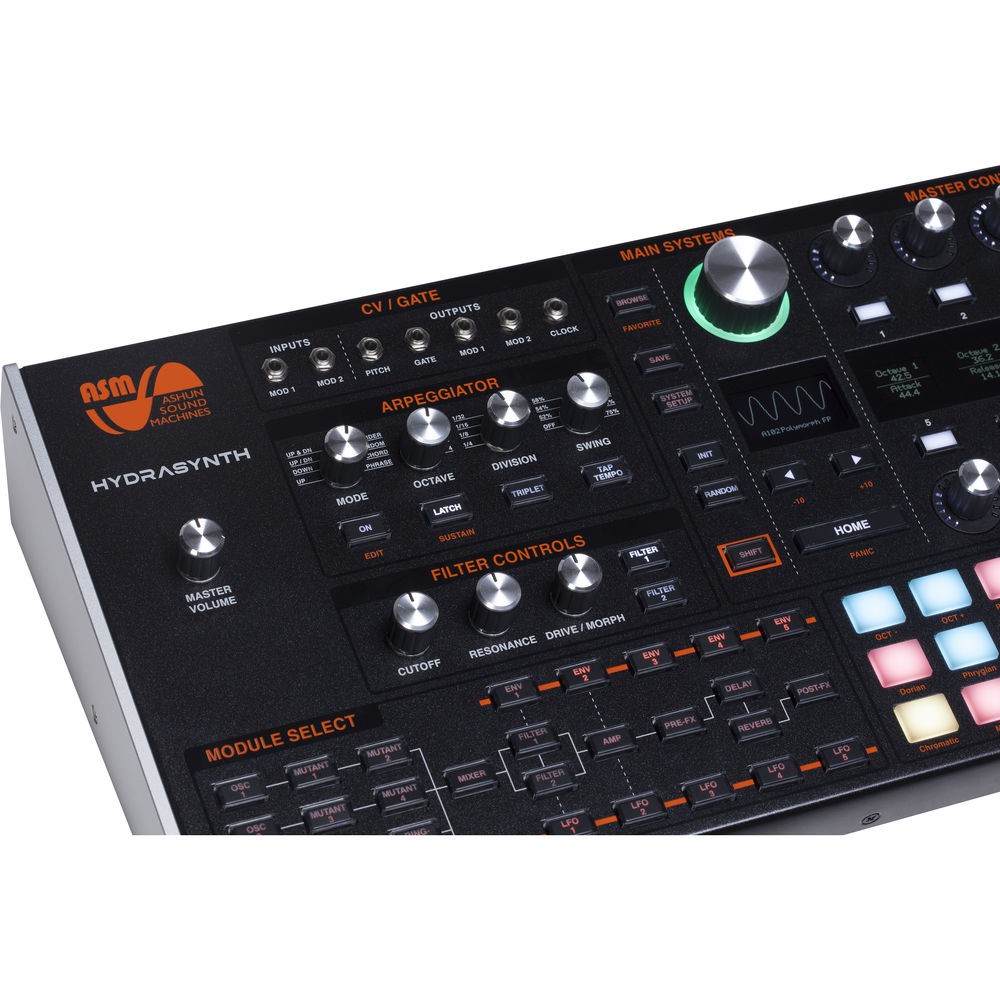 Módulo Sintetizador ASM HydraSynth Desktop - Classic Keyboards ...