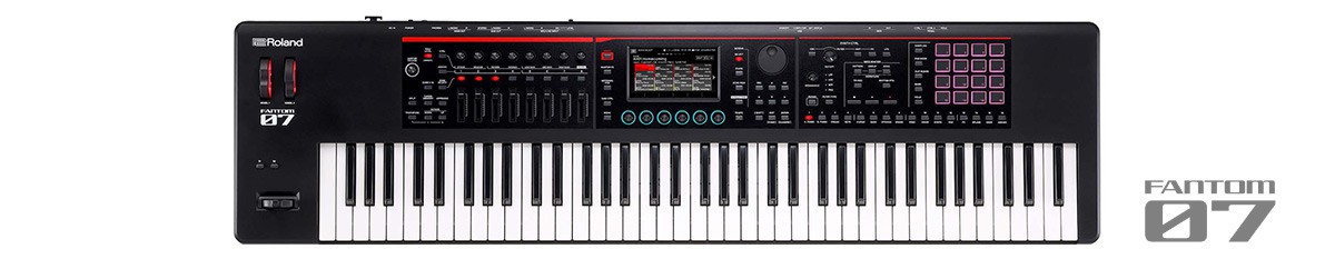 Teclado Roland Fantom 07 - 76 Teclas - Classic Keyboards - Classic ...