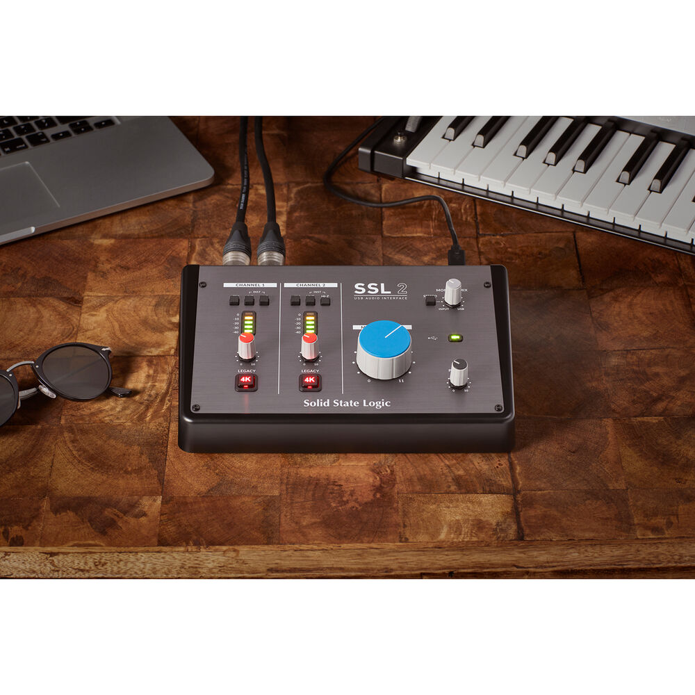 Interface de áudio Solid State Logic SSL 2 USB C - 2-In / 2-Out ...