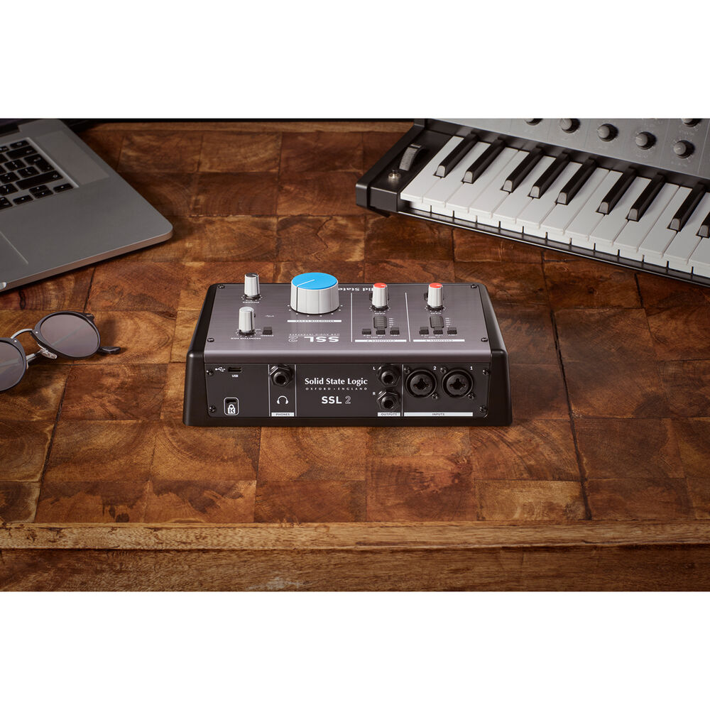 Interface de áudio Solid State Logic SSL 2 USB C - 2-In / 2-Out ...
