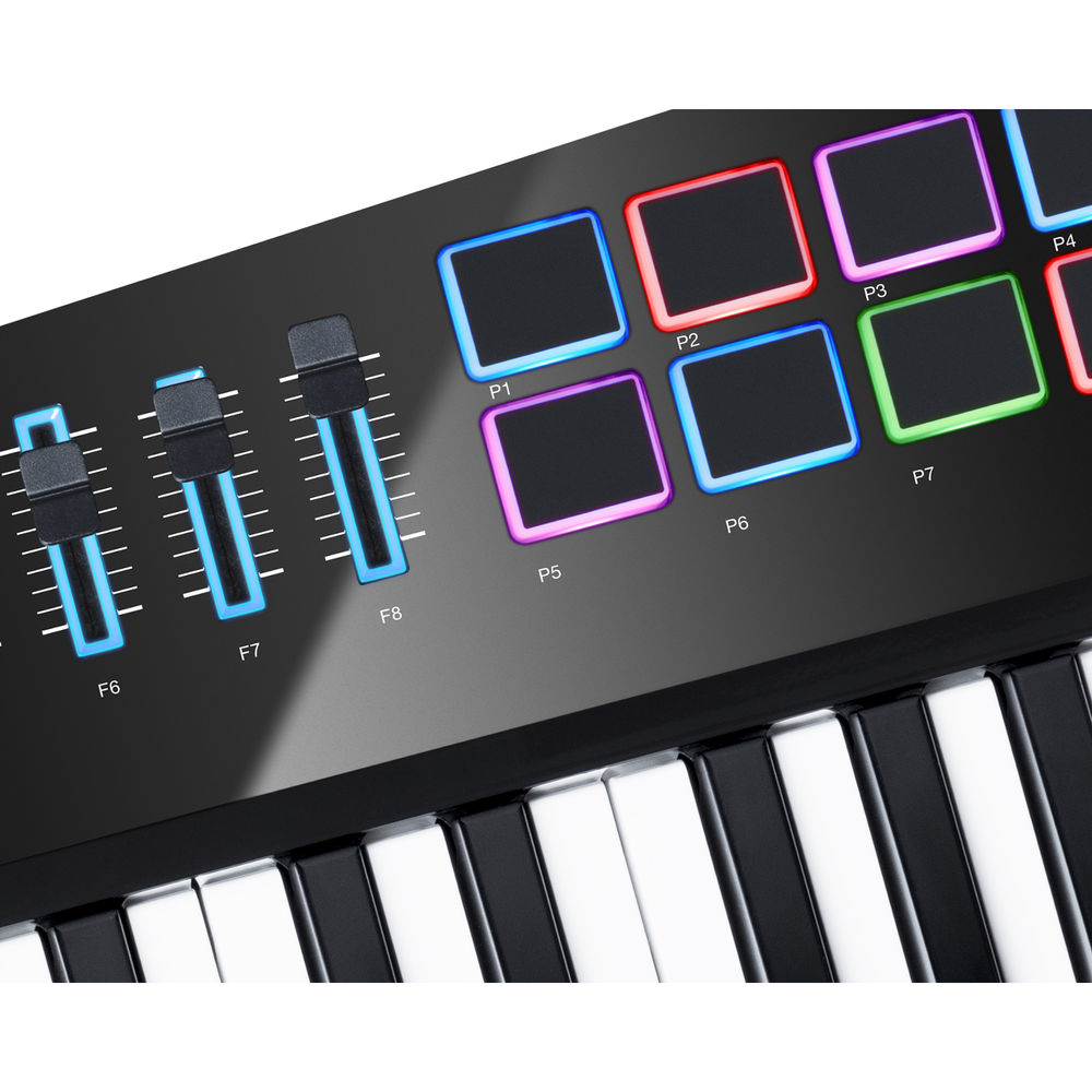 Teclado Controlador Alesis Vortex Wireless 2 Controlador Keytar USB ...