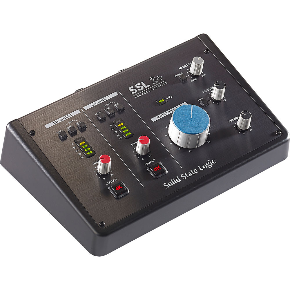 Interface de Áudio Solid State Logic SSL 2+ Plus USB C com 2 entradas - Classic Keyboards ...