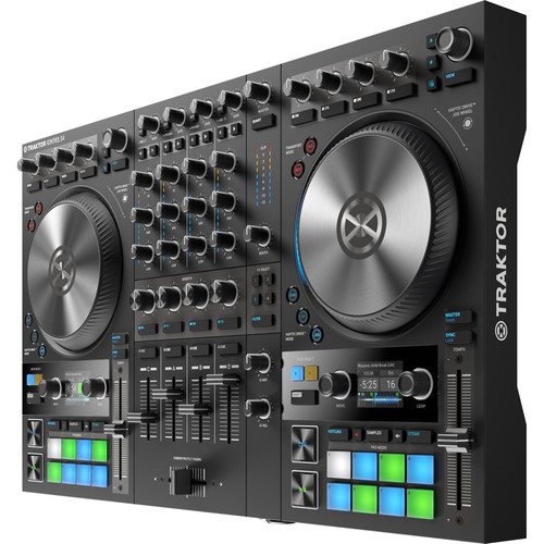 Controlador DJ Native Instruments Traktor Kontrol S4 MK3 com 4 canais ...
