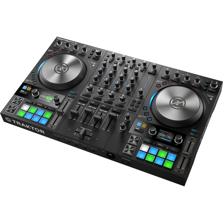 Controlador DJ Native Instruments Traktor Kontrol S4 MK3 com 4 canais ...