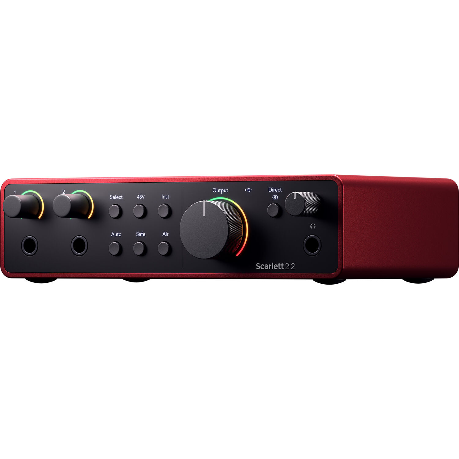 Focusrite Scarlett 2i2 (4ª geração) Interface de áudio MIDI USB C ...