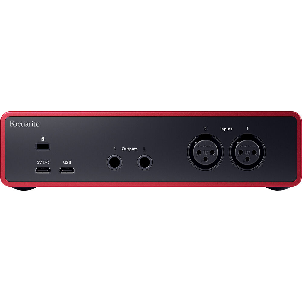 Focusrite Scarlett 2i2 (4ª geração) Interface de áudio MIDI USB C ...