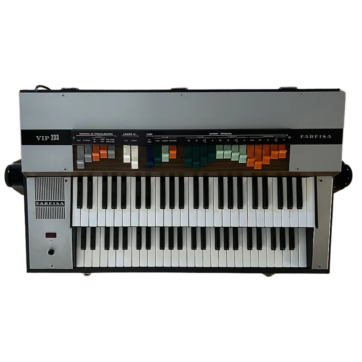 Teclado Órgão Farfisa VIP 233 de 49 Teclas Vintage - Classic Keyboards ...
