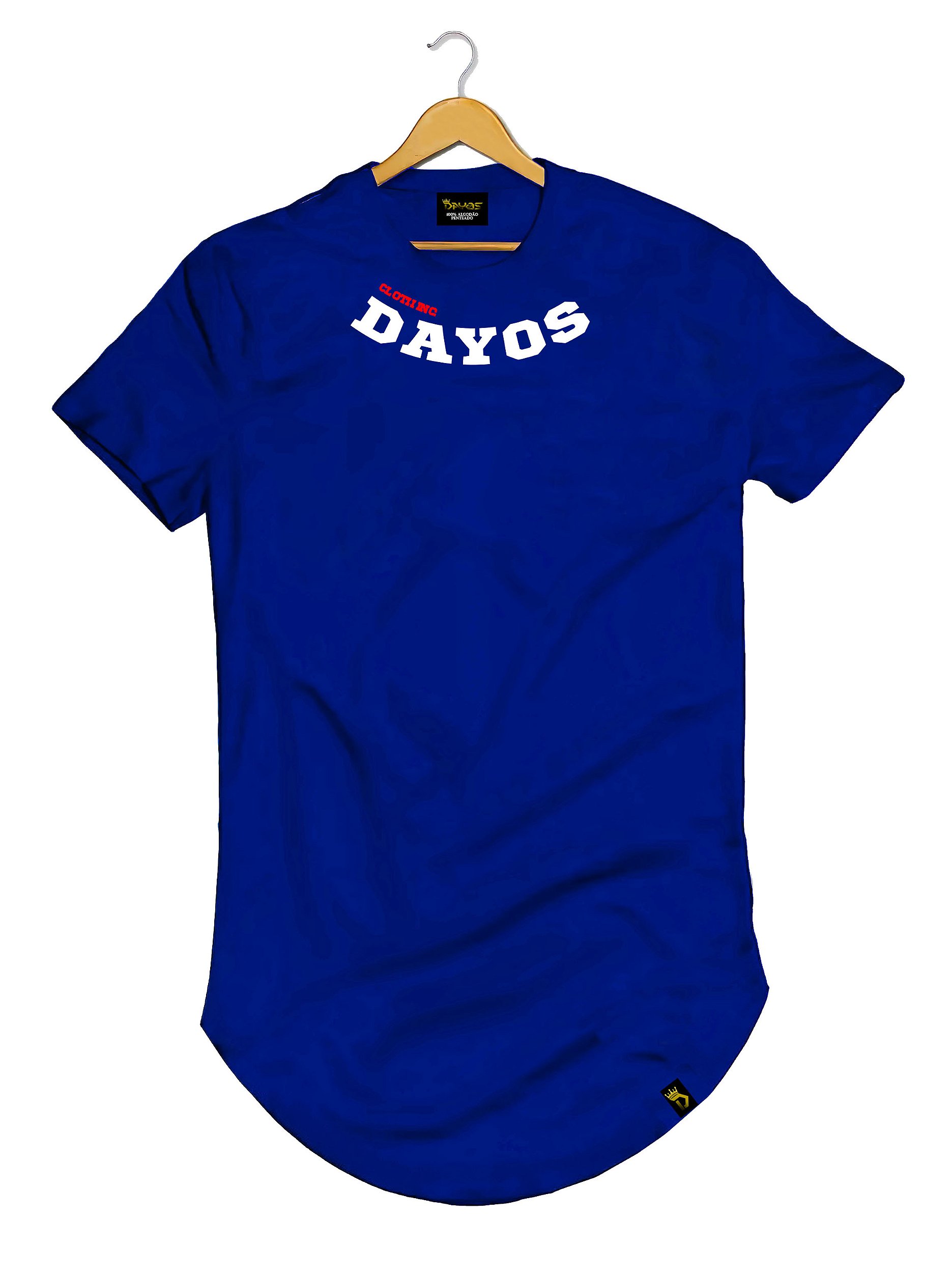 Camiseta Longline Algodão Dayos Curve Ref 602 - Dayos Clothing