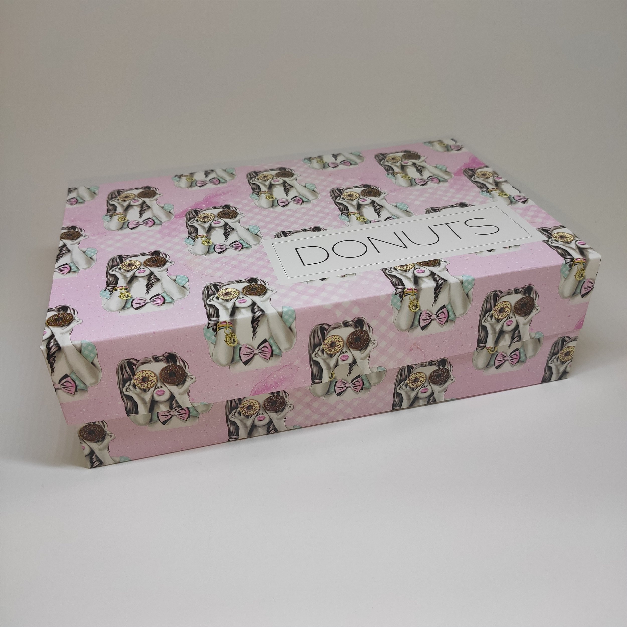 10un. Caixa Presente GD - Donut Pink - Dia a Dia - GreenAppleBox ...