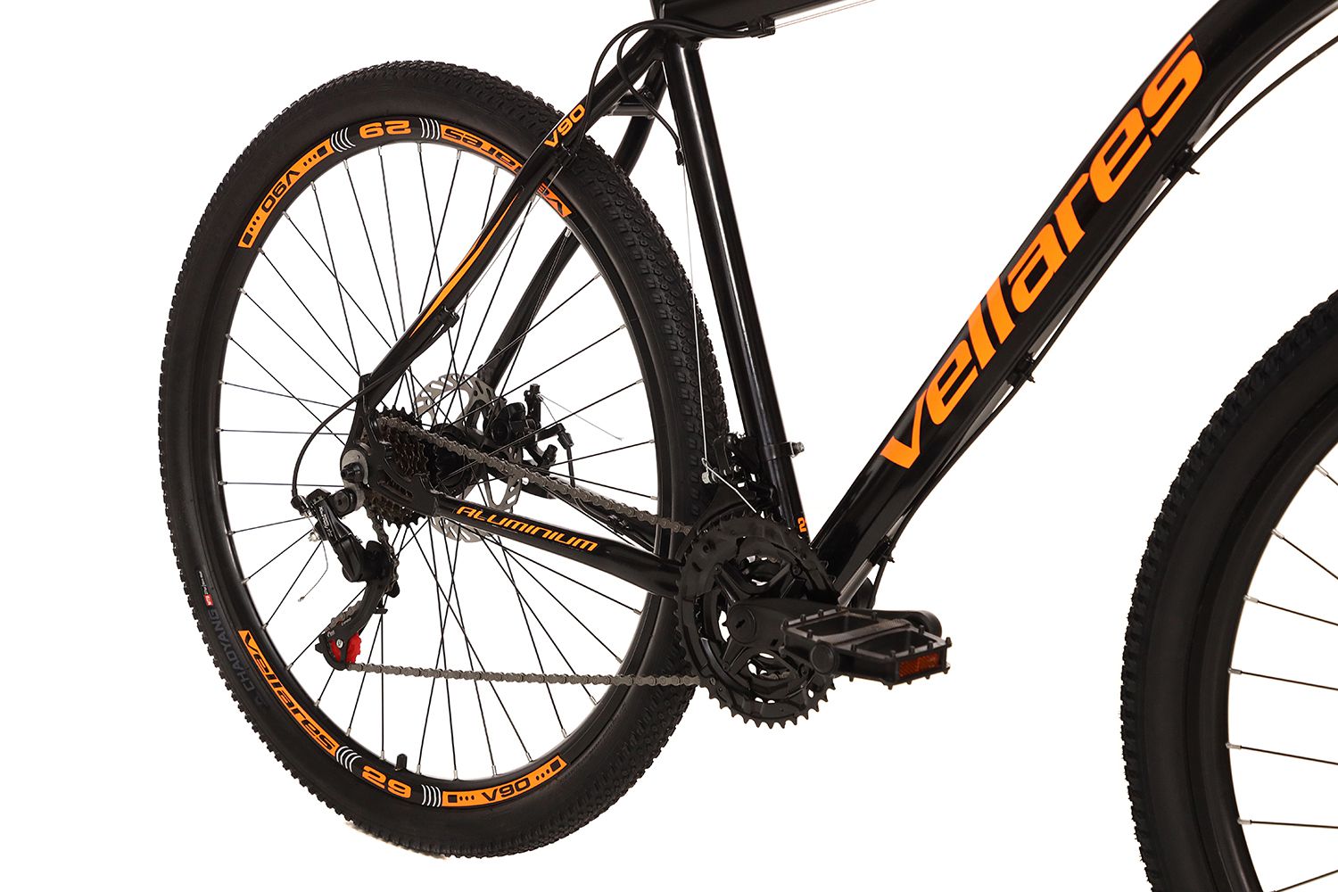 Bicicleta Vellares V90 Aro 29 Quadro 21 Aluminio Câmbio Tras Shimano ...