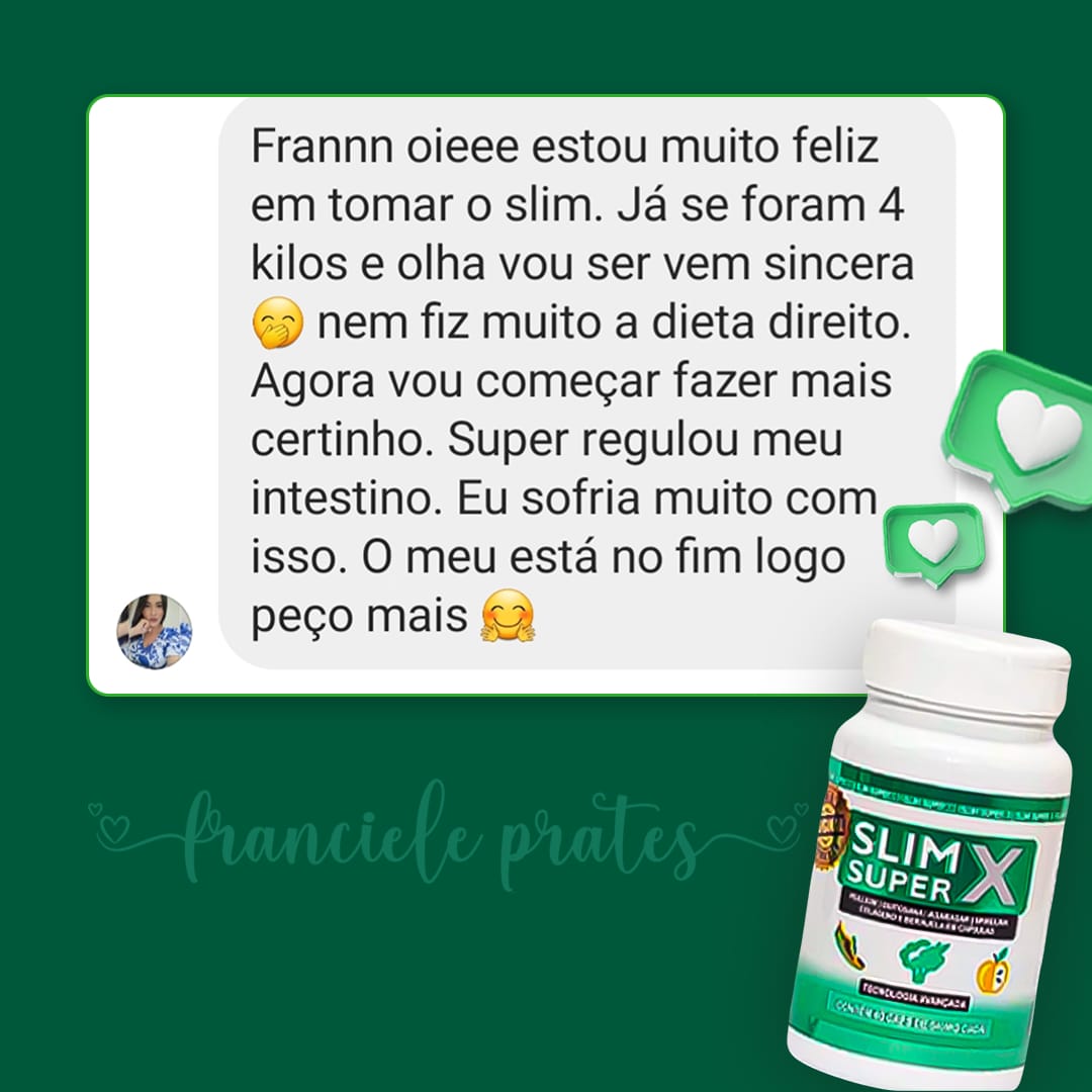 Emagrecedor Natural Super Slim - C/2 Unidades - Fran Prates