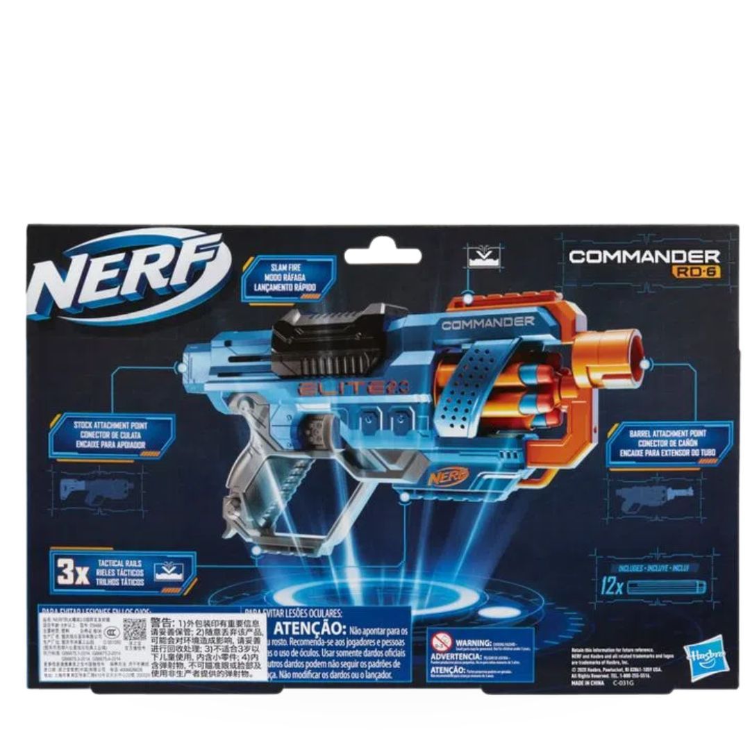 Nerf Elite Commander 2.0 RD-6 - NERF® - bebrands oficial