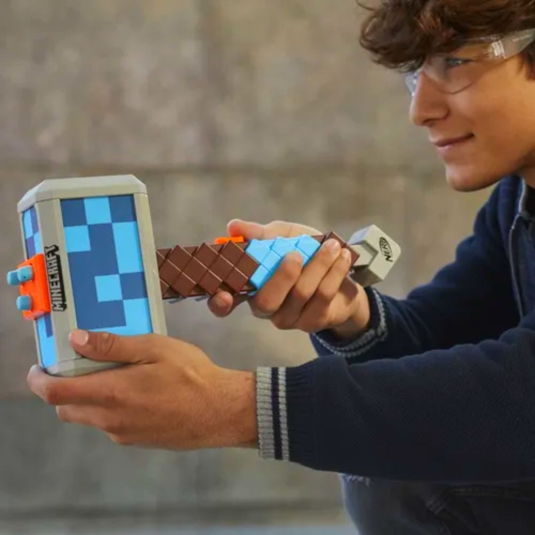 Martelo Nerf Minecraft Dungeons Stormlander NERF® - bebrands oficial