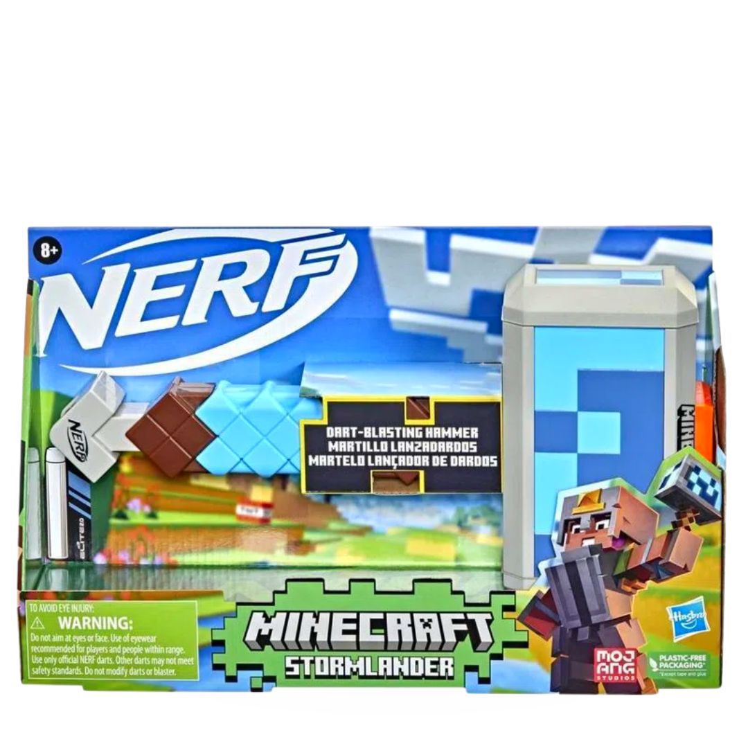 Martelo Nerf Minecraft Dungeons Stormlander NERF® - bebrands oficial