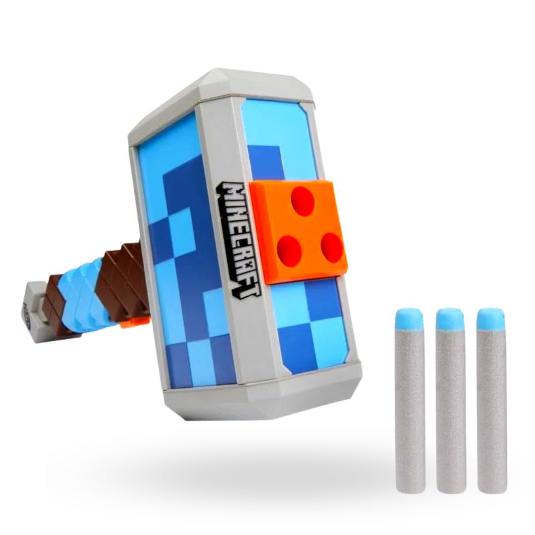 Martelo Nerf Minecraft Dungeons Stormlander NERF® - bebrands oficial