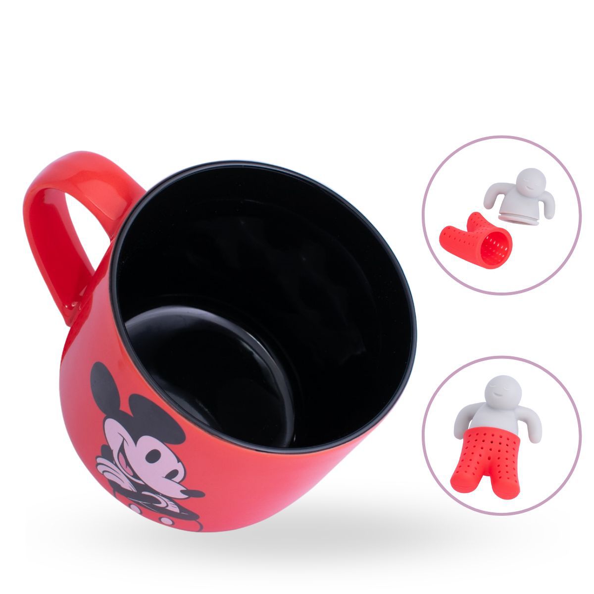 Caneca c/ Infusor Mickey Mouse - Para os Fãs do Mundo Mágico da Disney ...