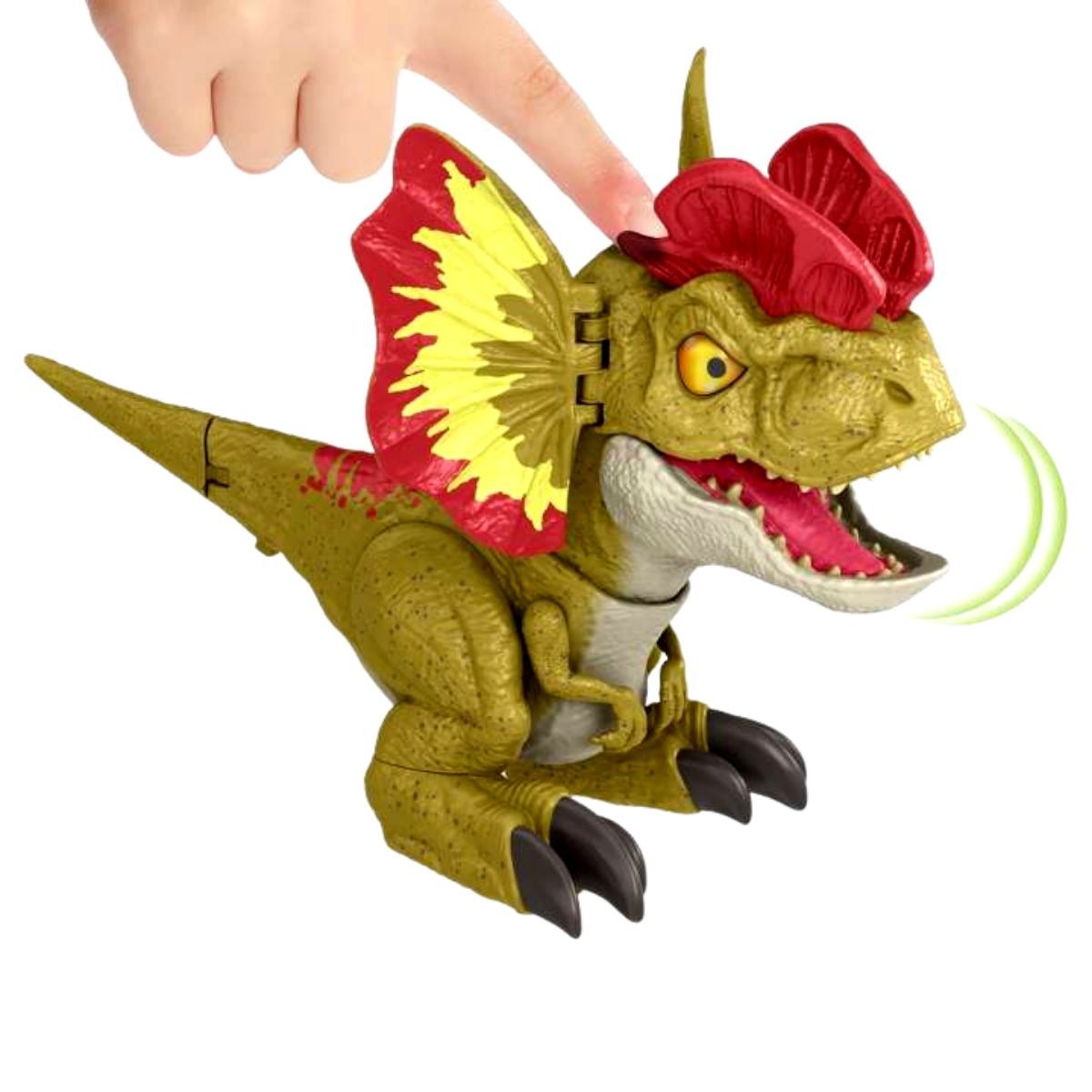 Dilophosaurus Uncaged - Figura Interativa Mattel - bebrands oficial