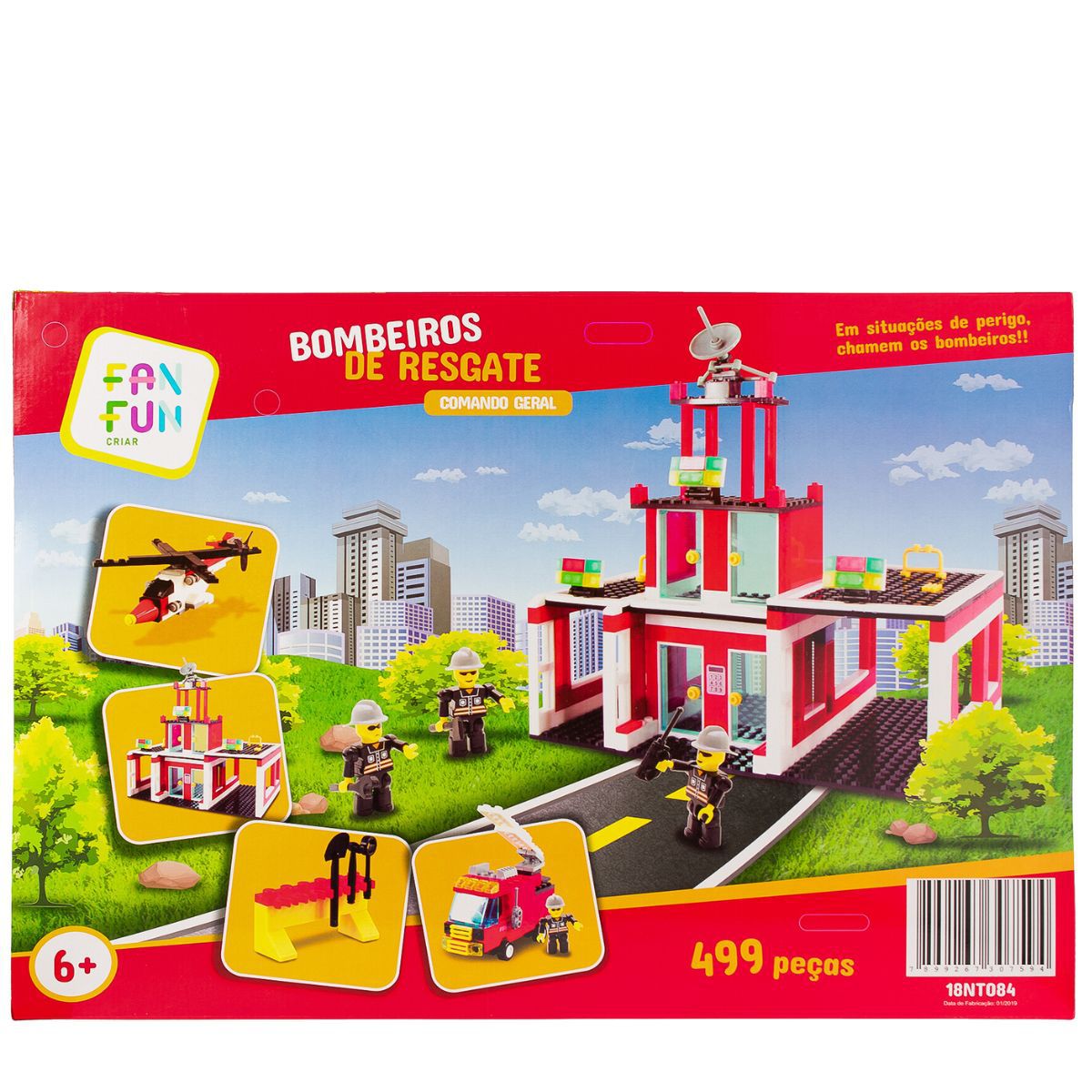 Blocos De Montar Bombeiros de Resgate Comando Geral - 499pcs - TUDO FAN ...