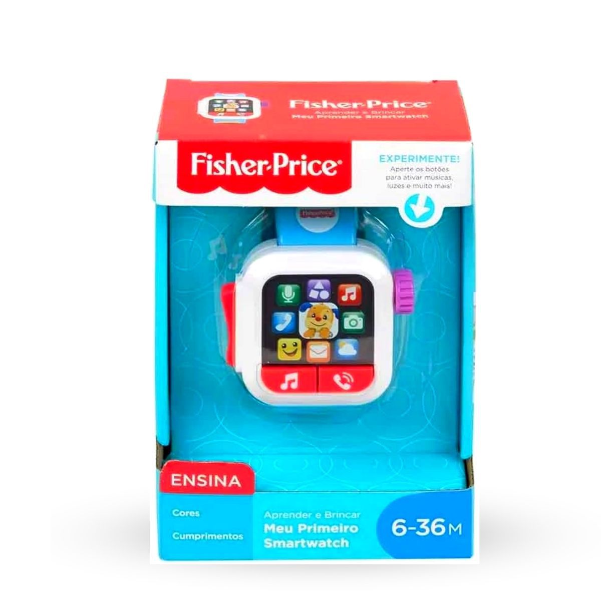 Smartwatch Aprender & Brincar Fisher-Price | Diversão Educativa para ...