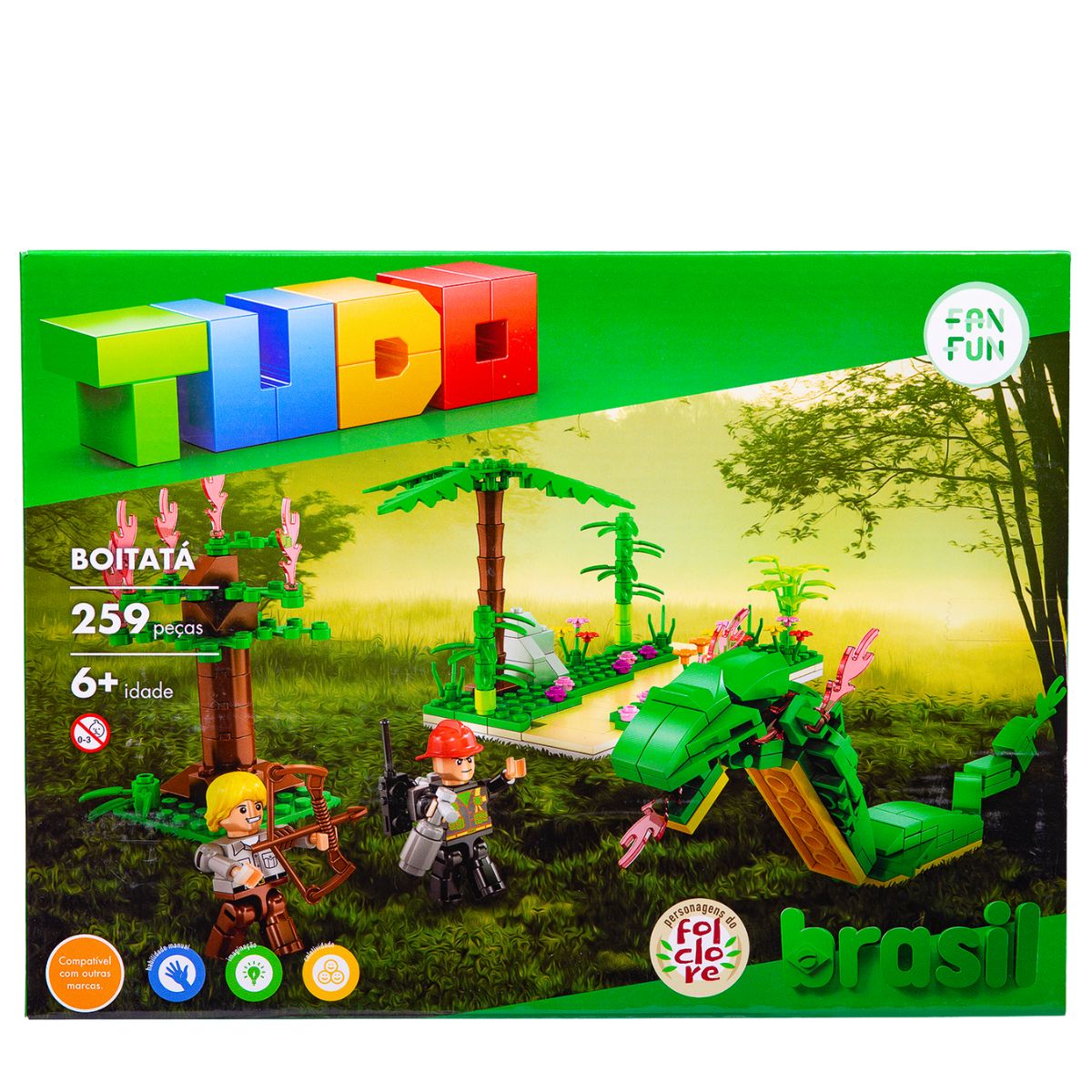 Blocos De Montar Folclore Boitatá - 259pcs - TUDO FAN FUN - bebrands ...