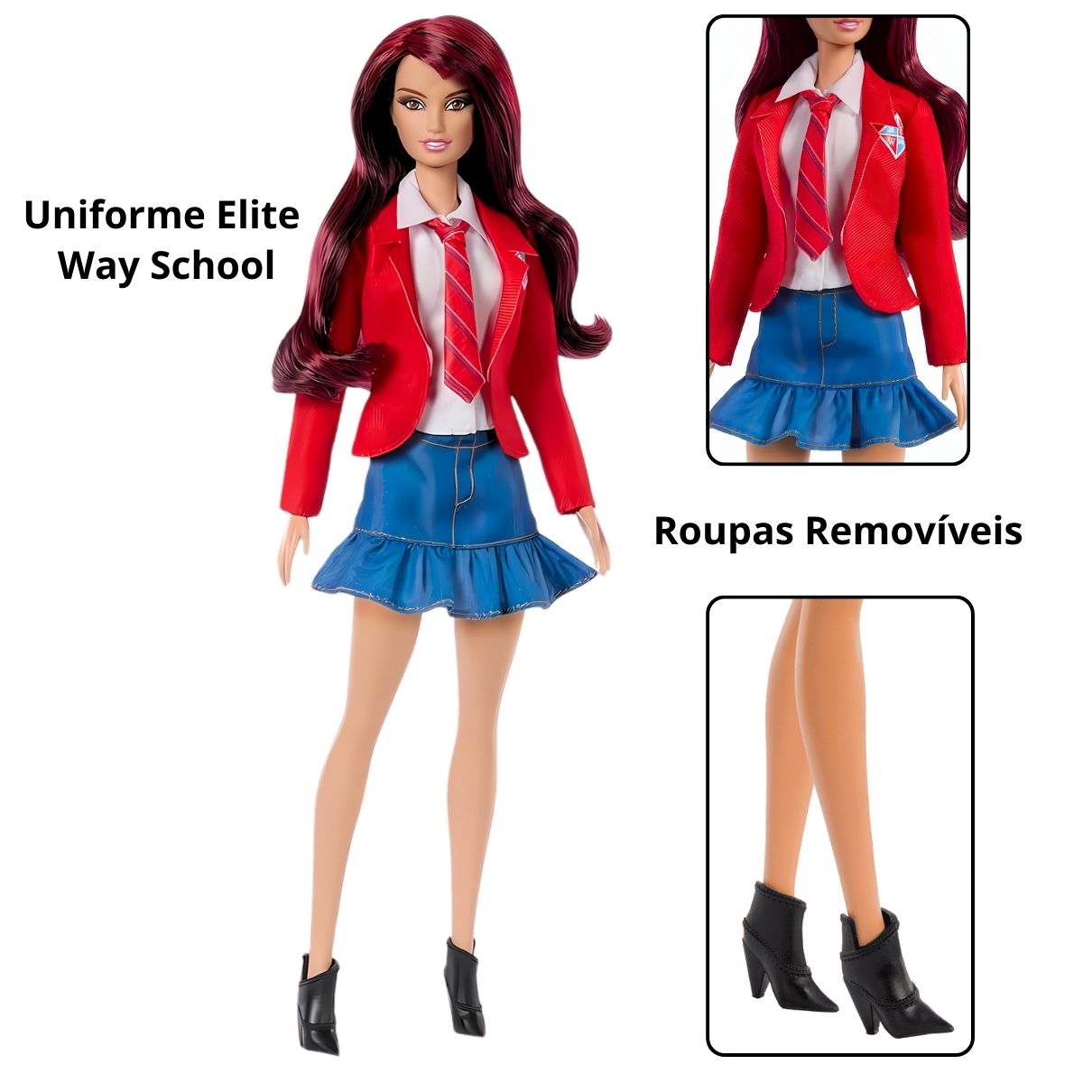 Barbie® Boneca Roberta Rebelde - RBD - bebrands oficial