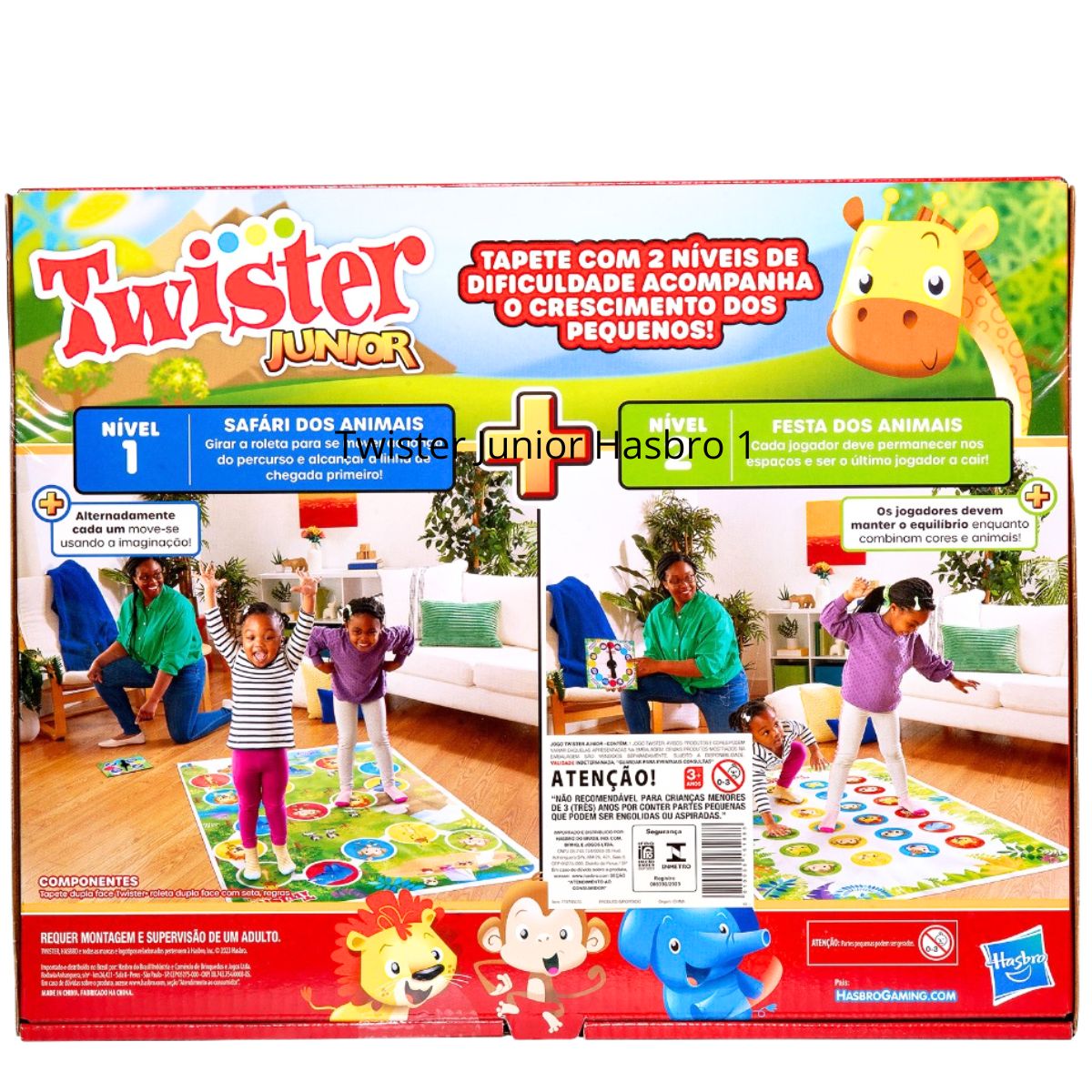 Jogo Twister Junior 2 em 1 - Hasbro Gaming - bebrands oficial