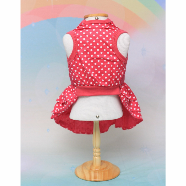 Roupa Pet - Vestido Poá Pink - Pet Arts - Roupinhas para pet