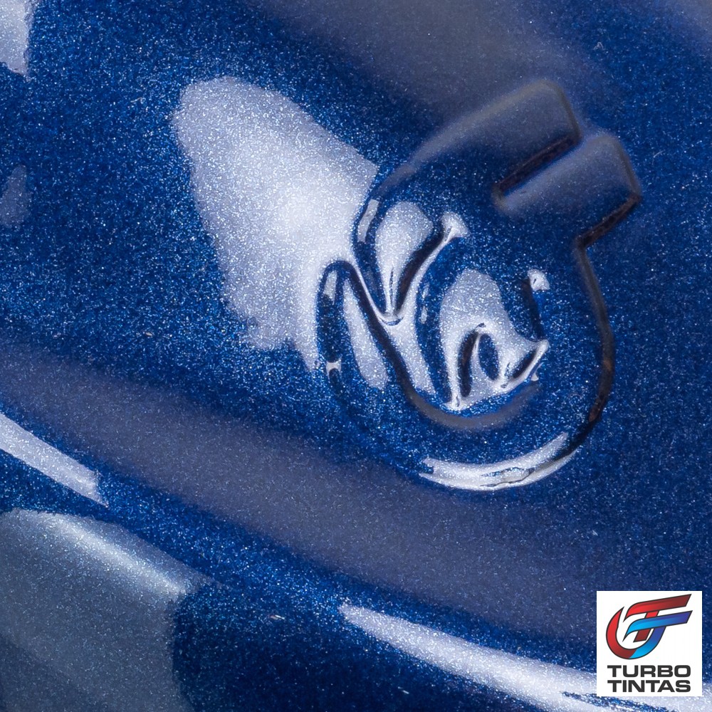 Tinta Azul Escuro Metálico Brilhante Poliéster - TT1360 - Turbo Tintas