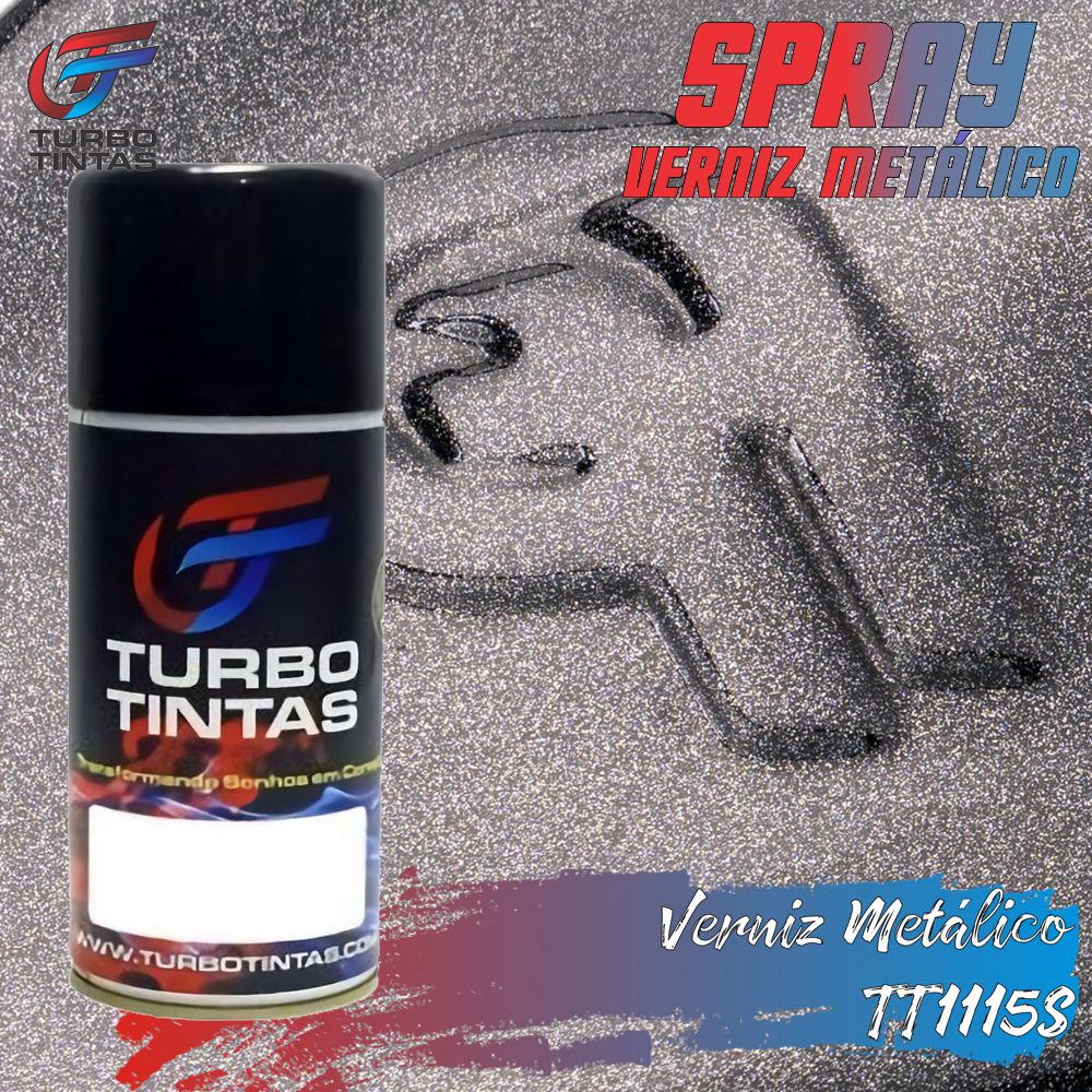 Spray de Efeito Metálico Poliéster para Three Coating - TT1115S - Turbo ...