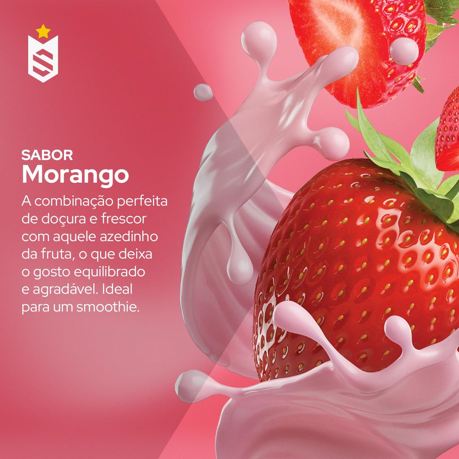 Whey Protein Concentrado 1Kg - Morango- Importado - Soldiers Nutrition - Soldiers Nutrition