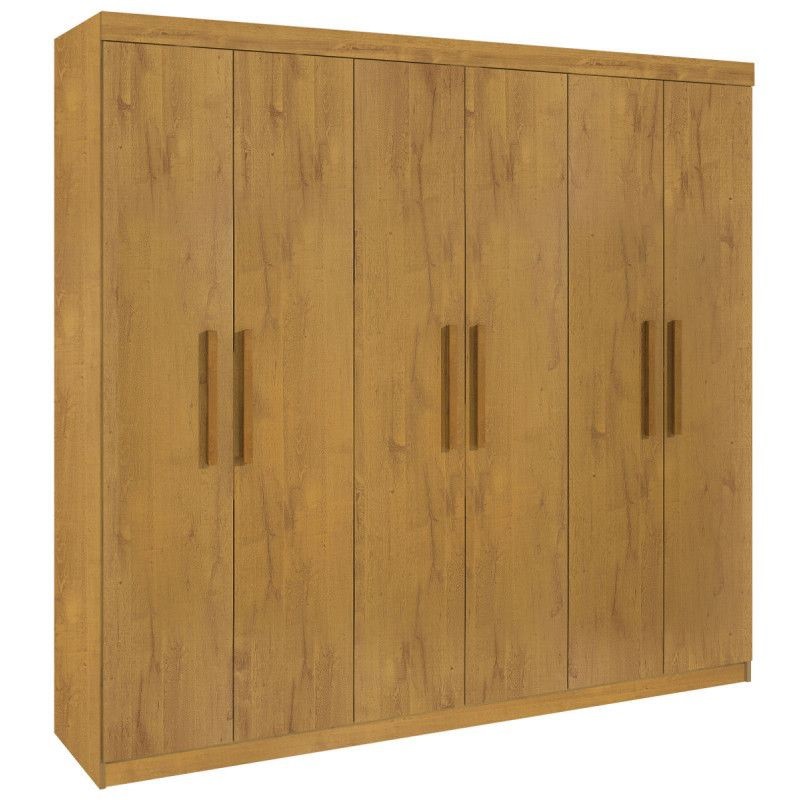 Guarda Roupa Casal 6 Portas 4 Gavetas Leblon - Drikamóveis