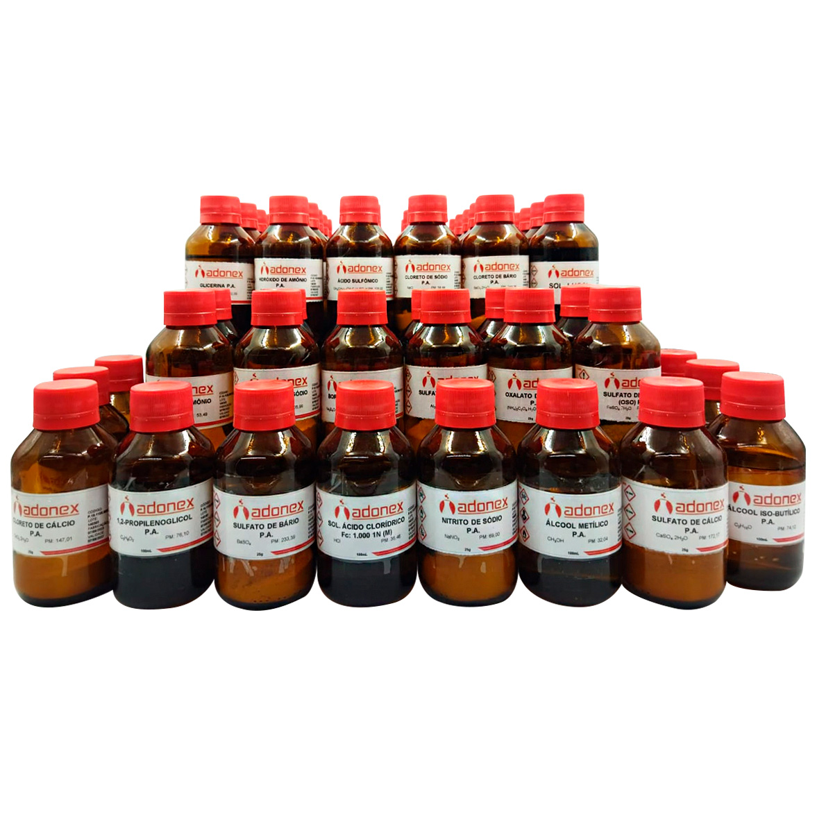 Kit Escolar Com Maleta E Reagentes 80 Unidades Marca Adonex - Loja do ...